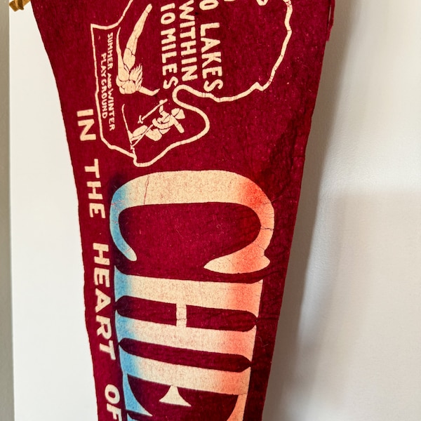 Michigan Pennant - Etsy