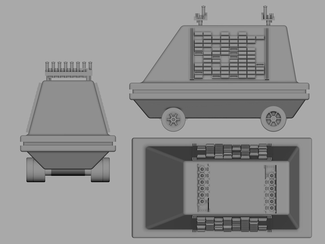 1:6 Scale MSE-6 (mouse) Droid Digital Print Files - Etsy