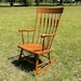 Nichols and Stone Rocking Chair, Vintage Rocking Chair, Wood Chair ...