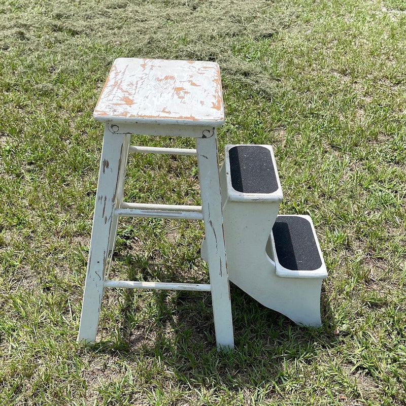 Vintage Step Stool - Etsy