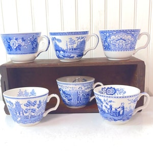 Vintage Spode Mug Set, Gift, Collectible Tea Cups, Spode Dishes,english ...
