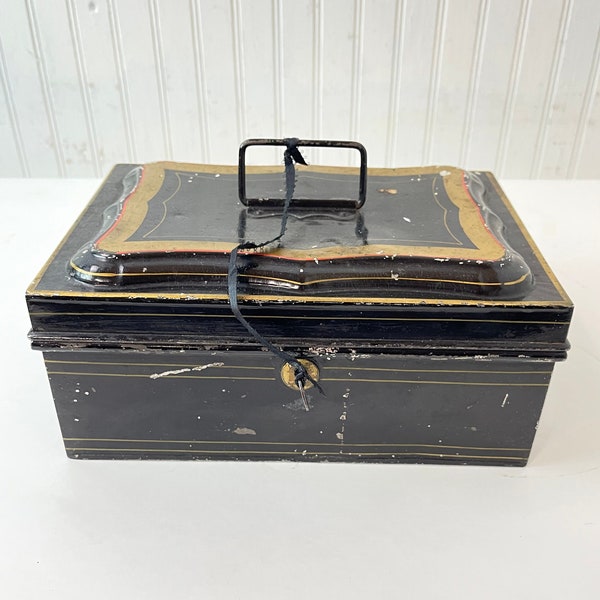 Antique Tin Boxes - Etsy