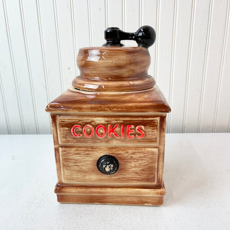 Antique Cookie Jar - Etsy