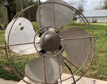 Barn Metal Windmill Ceiling Fan the Patriot Fan - Etsy