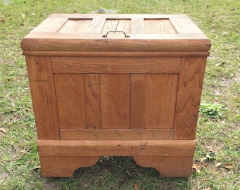Antique Oak Ice Box - Etsy