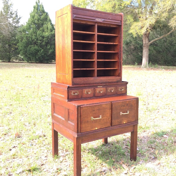 Card Catalog Cabinet - Etsy