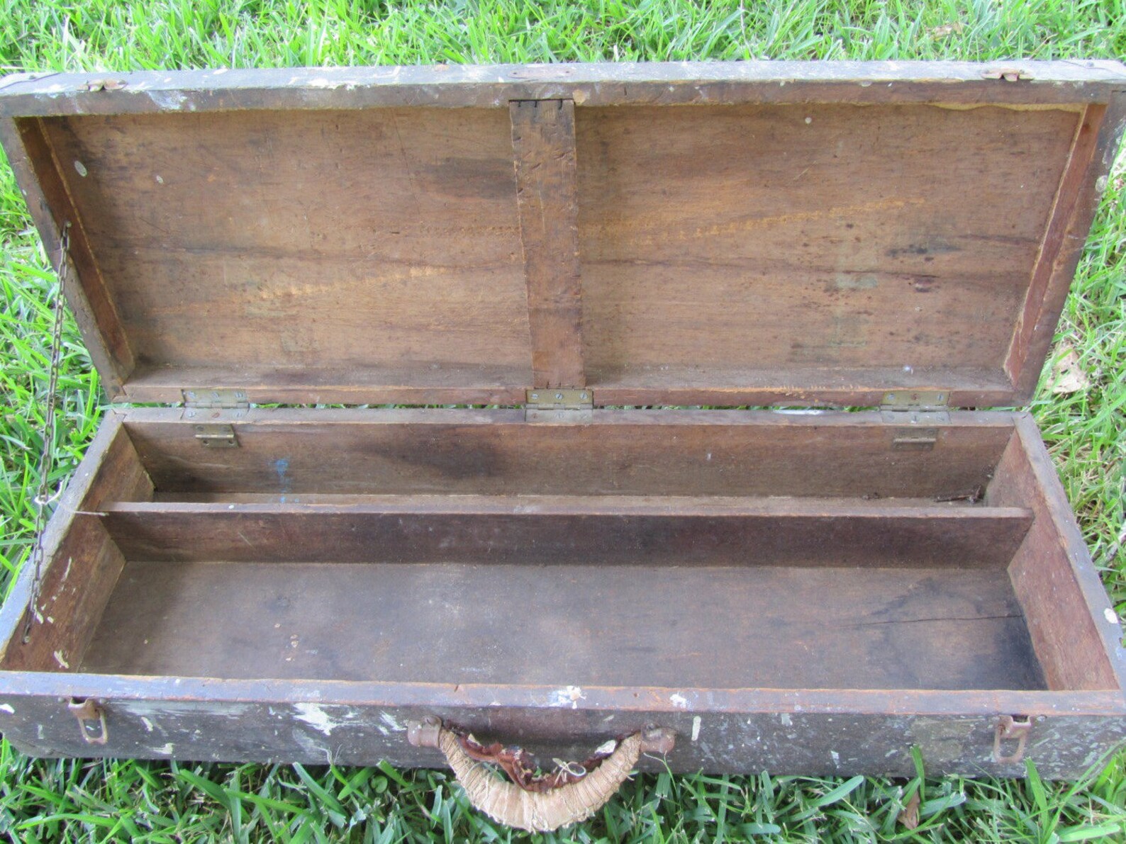 Vintage Wood Box Industrial Box Work Box Hand Made Toolbox - Etsy