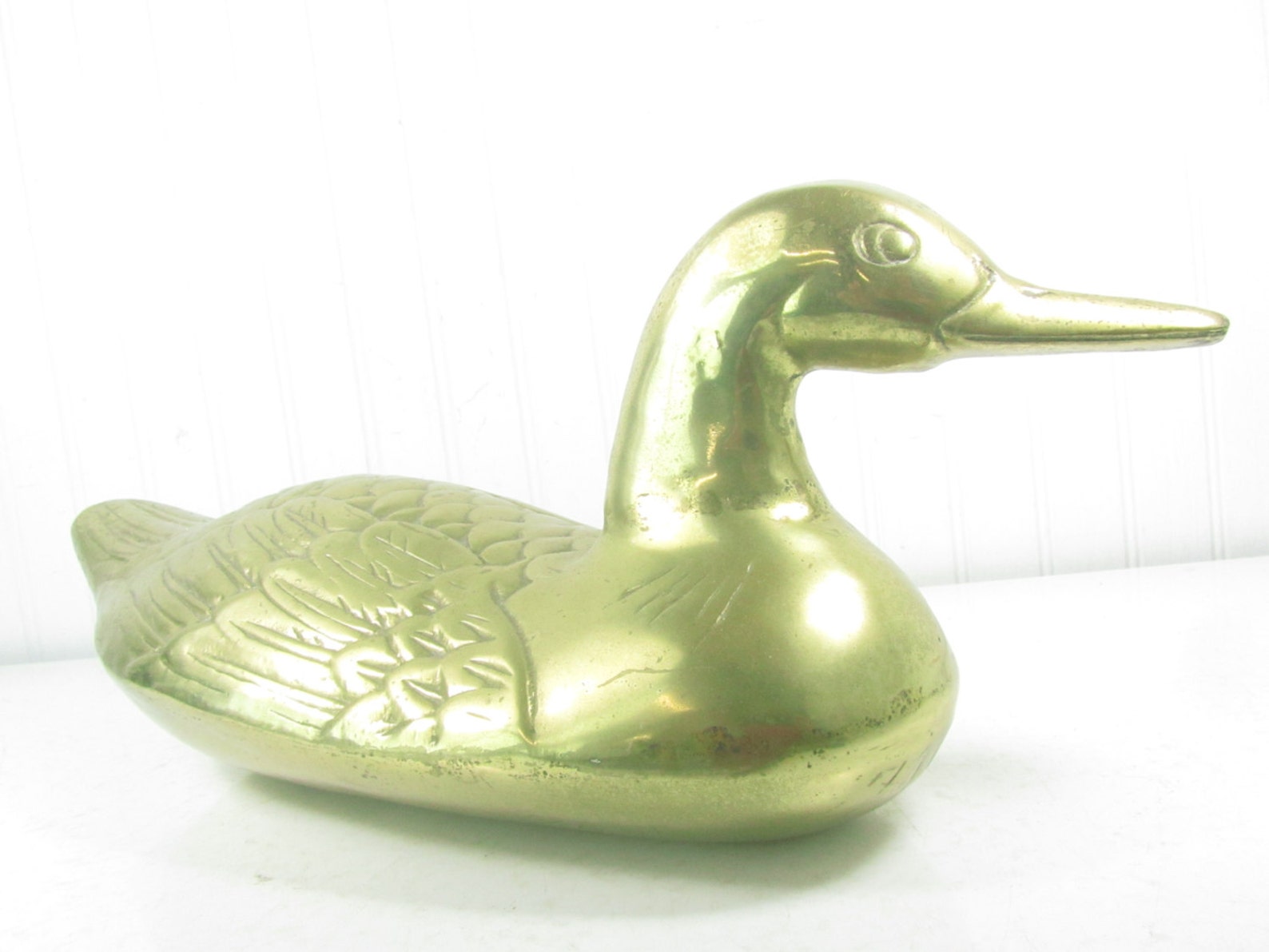 Large Brass Duck Brass Bird Home Decor Elegant Decor - Etsy