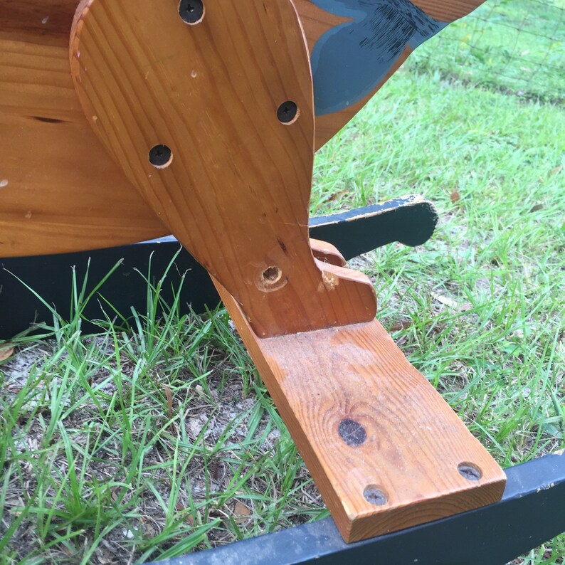 Wood Rocking Bear Farmhouse Decor Riding Toy Vintage Bear | Etsy