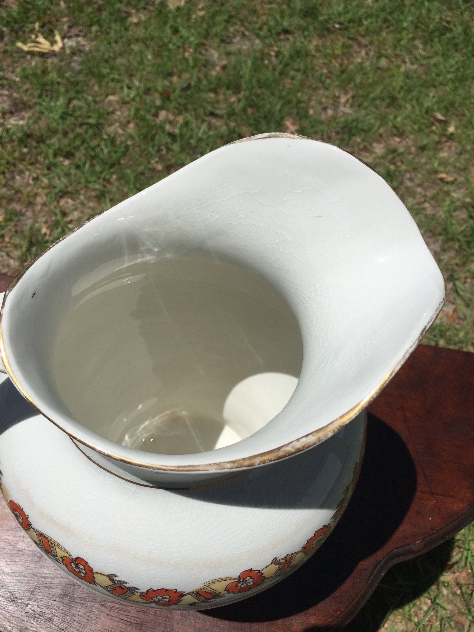 Vintage Pitcher Antique Homer Laughlin Pitcher Farmhouse - Etsy