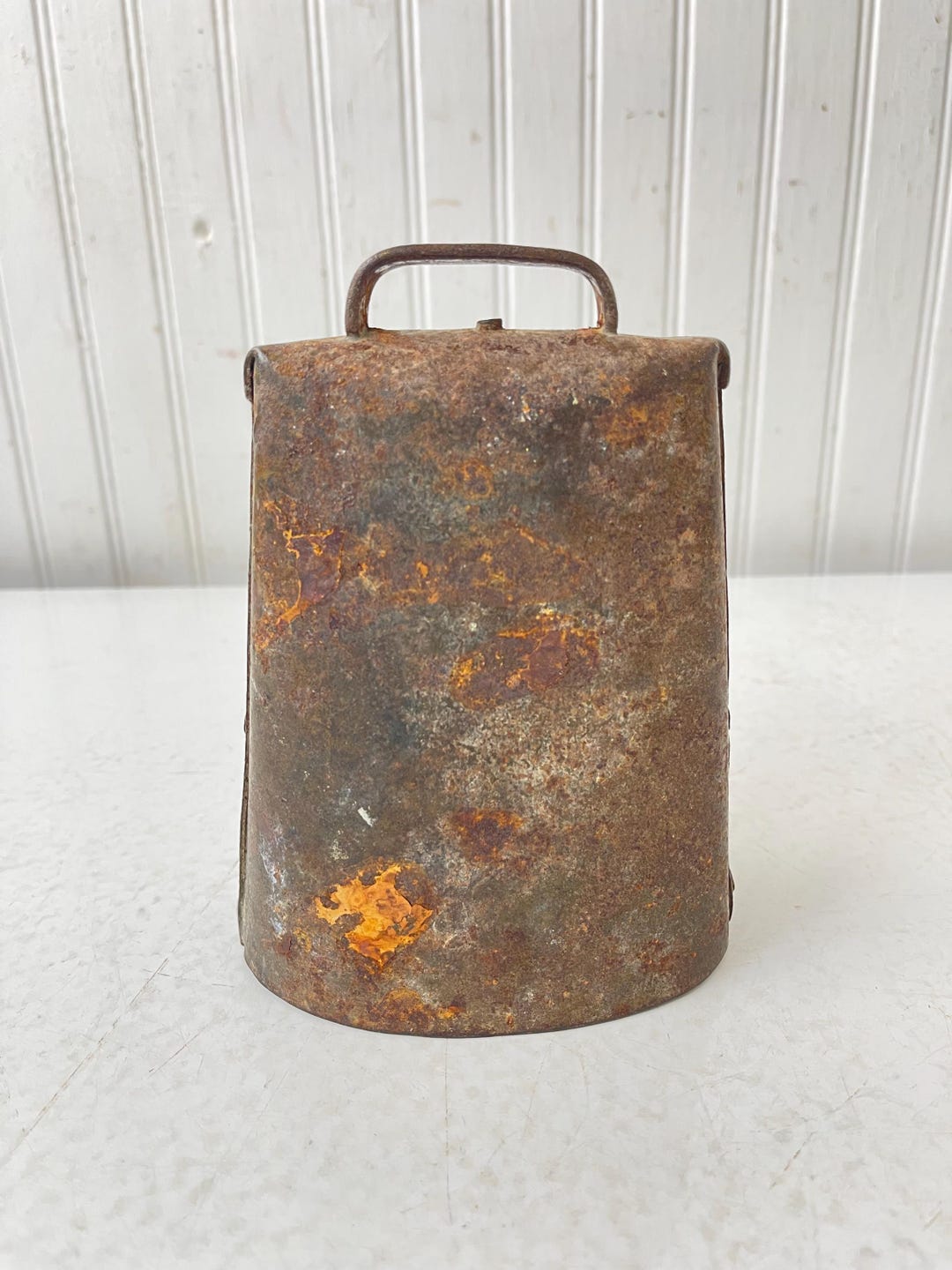 Antique Cow Bell, Vintage Bell, Ranch Decor, Farmhouse Decor, Rusty Cow ...