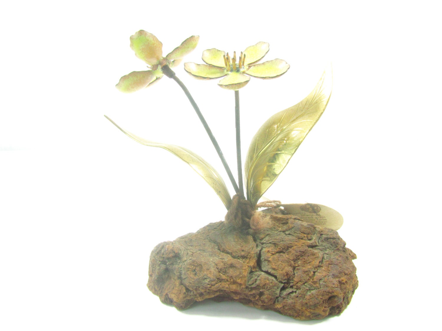 Flower Sculpture Bovano Connecticut Enamel Flower Metal | Etsy