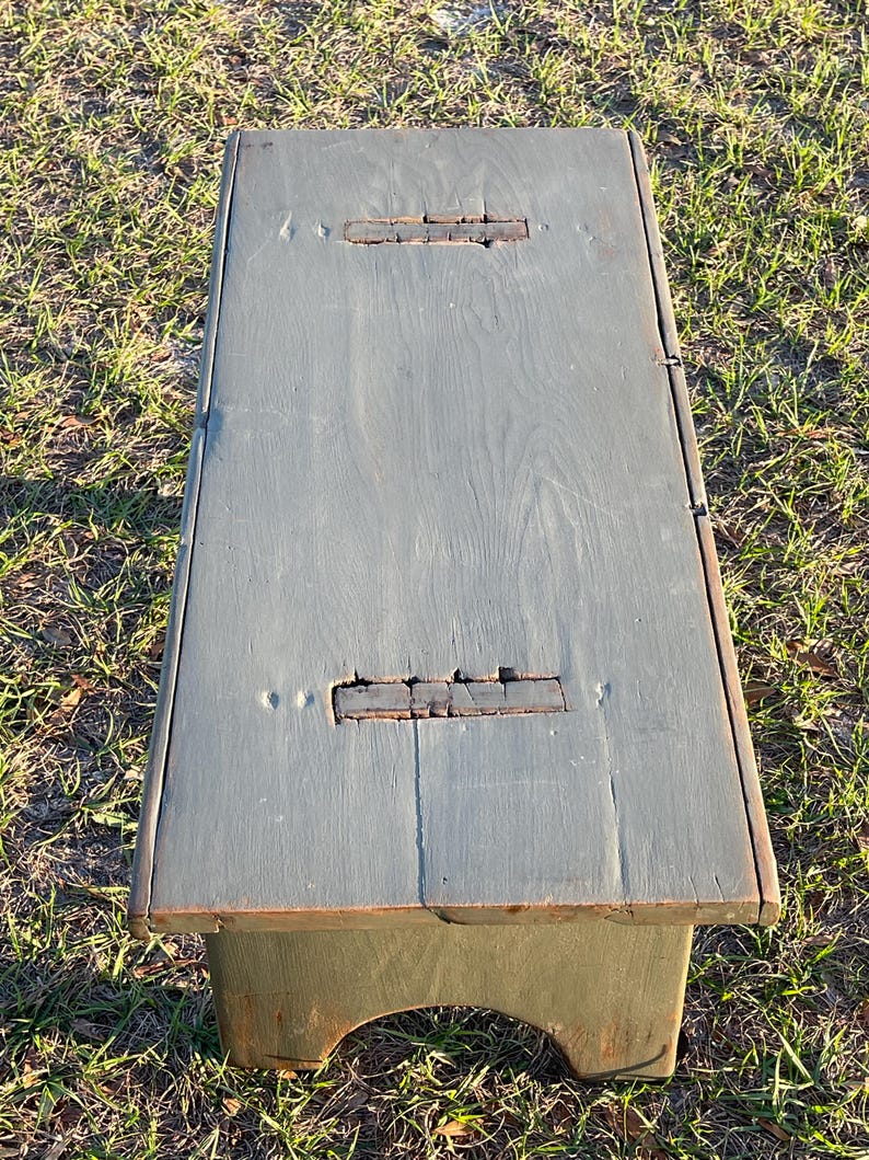 Rustic Bench, Solid Wood Bench,painted Bench, Distressed Bench ...
