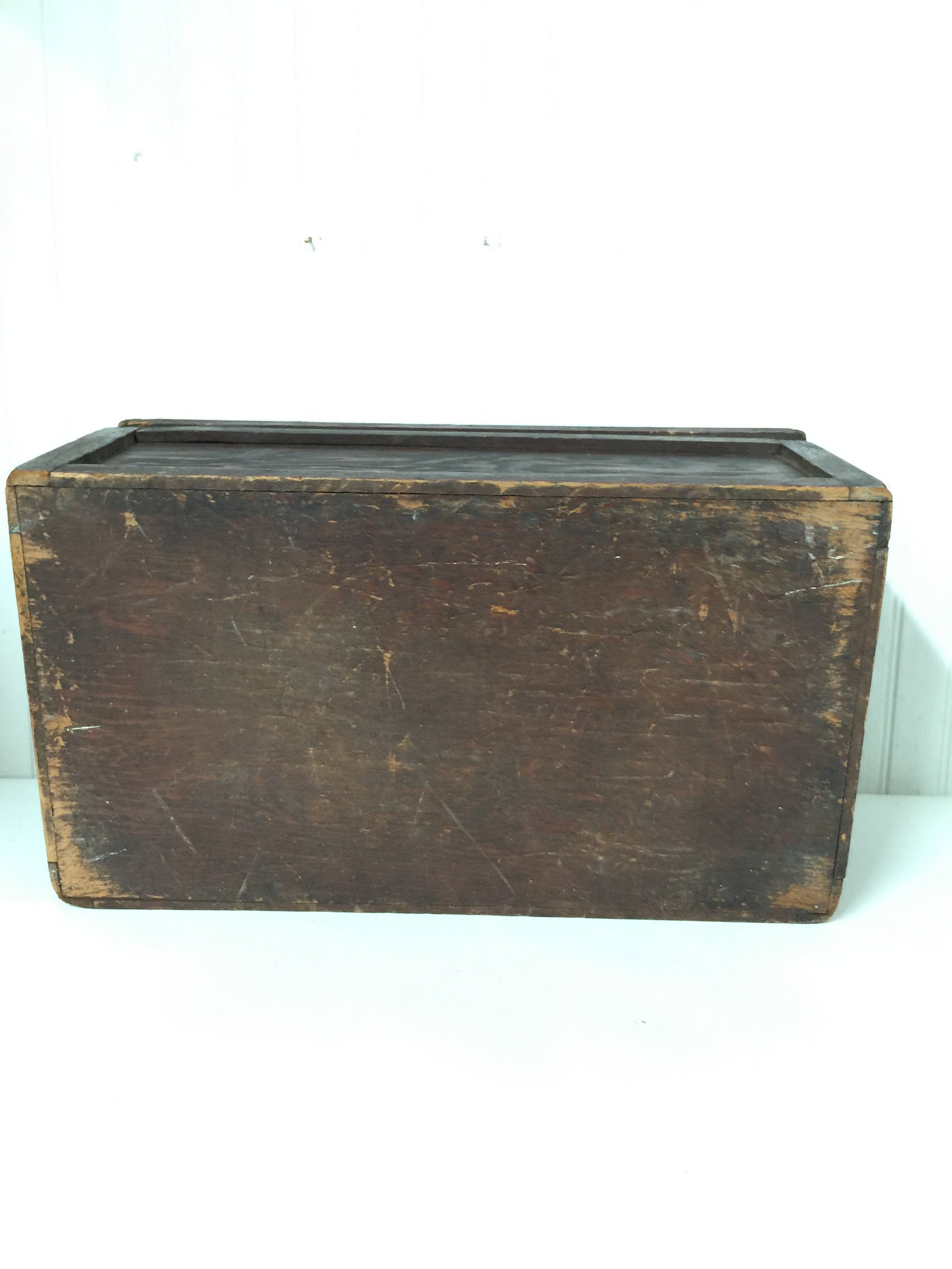 Vintage Wood Box Decorative Box Rustic Box Primitive Box | Etsy