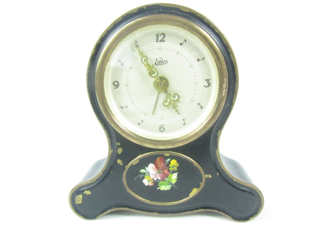 Emes German Clock, Mid Century Windup Clock, Vintage Clock, Alarm Clock ...