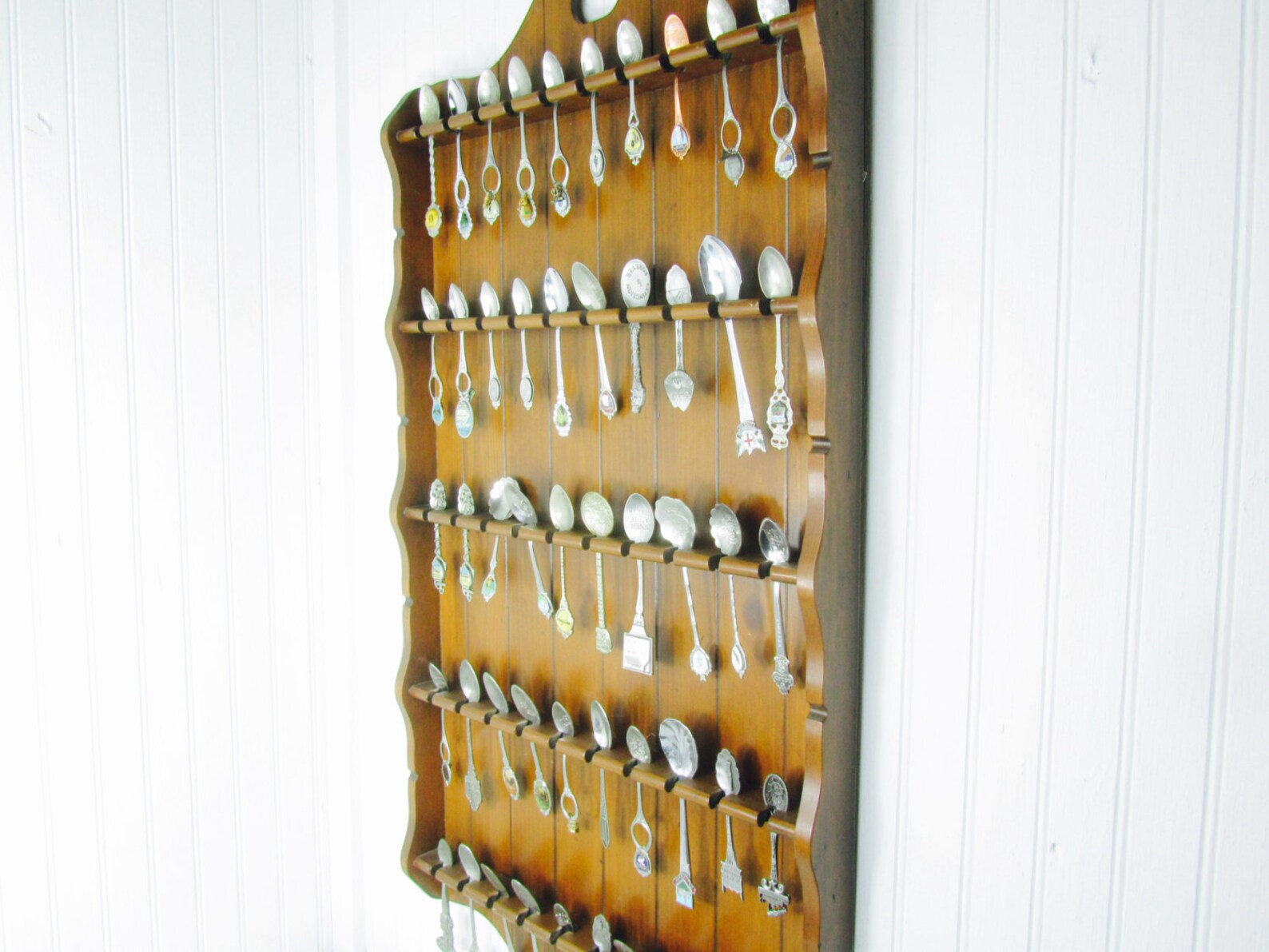 Spoon Rack Display Shelf Shadow Box Vintage Spoon - Etsy