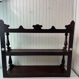 Antique Victorian Shelf, Vintage Wall Decor, Wood Corner Shelf, Vintage ...