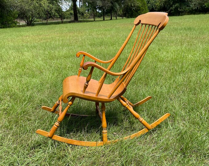 Antique Rocking Chair, Swedish Gunstol Rocking Chair, Six Legged Chair ...