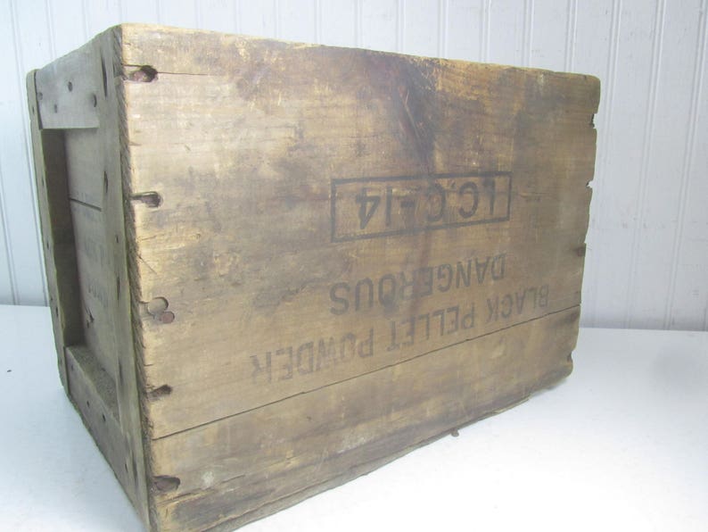 Antique Ammo Box wood Crate wood box vintage crate wooden | Etsy