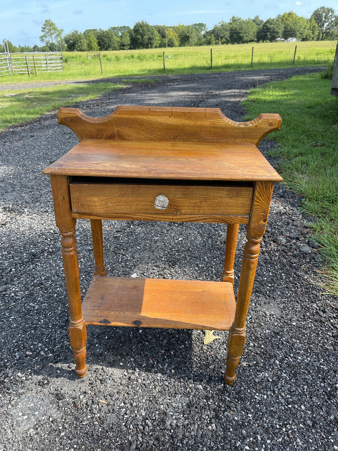 Dry Sink Antique Nightstand Primitive Rustic Design Wood - Etsy