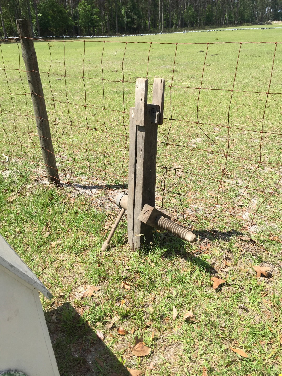 Antique Vise, Vintage Tool, Wood Vice, Primitive Tool, Wood Working ...