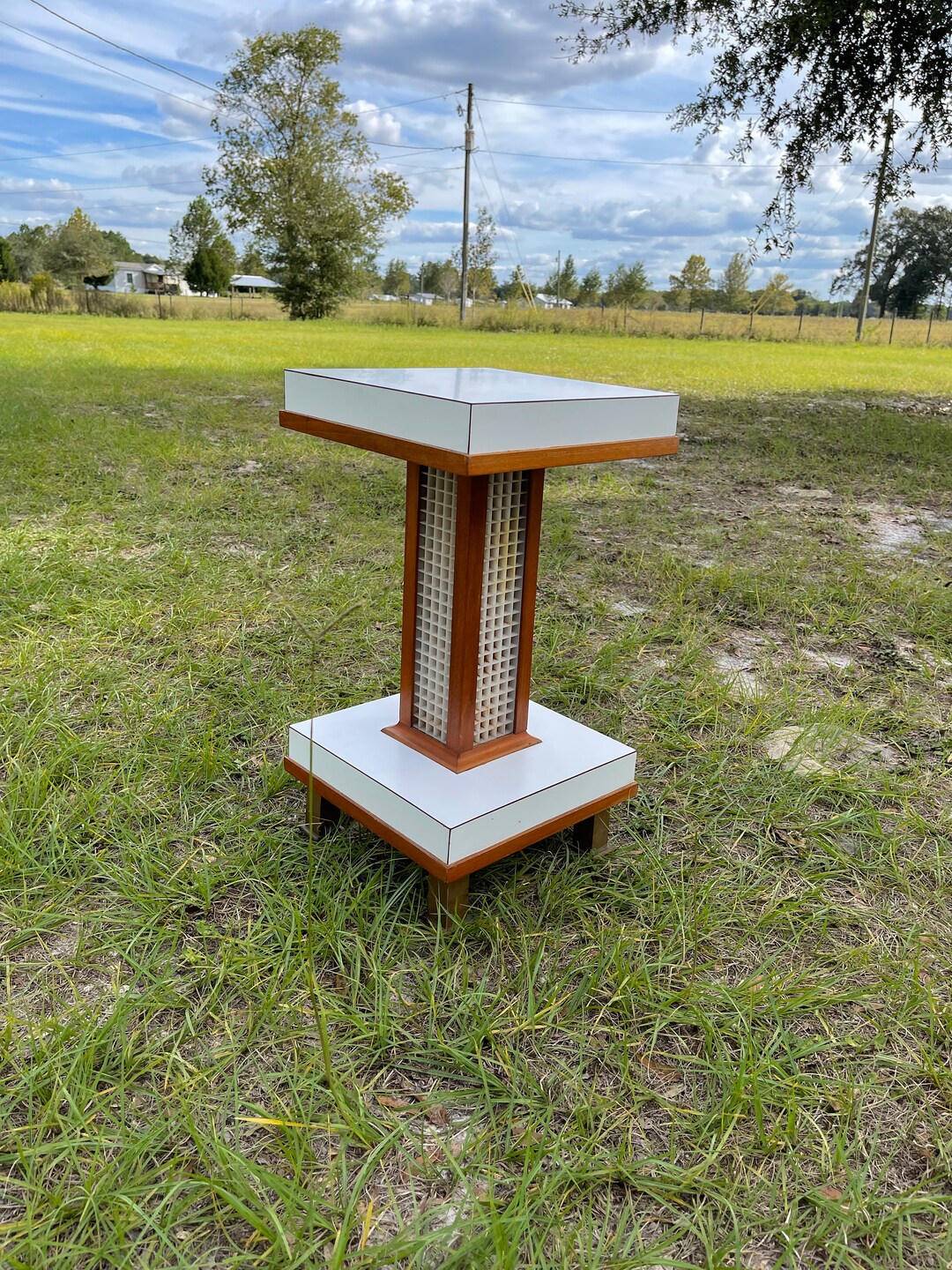 MCM Style Side Table, End Table, Retro Table, Furniture, Asian Side ...