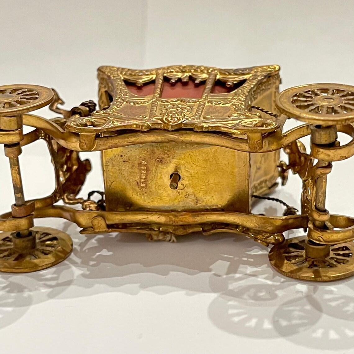 Antique Carriage Tape Measure Vintage Sewing Notions Gold | Etsy