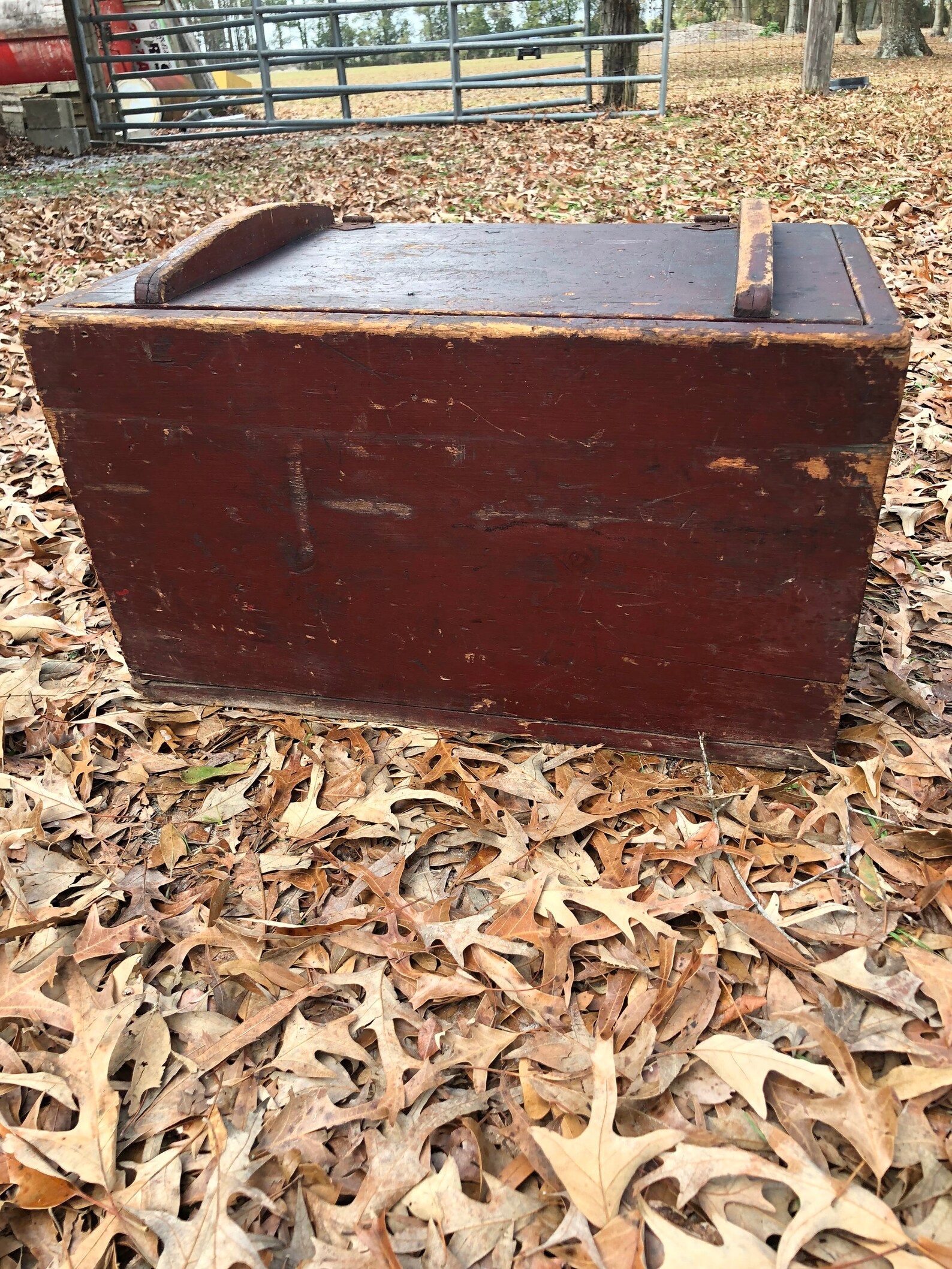 Vintage Wood Box Ship Box Industrial Box Work Box Hand | Etsy