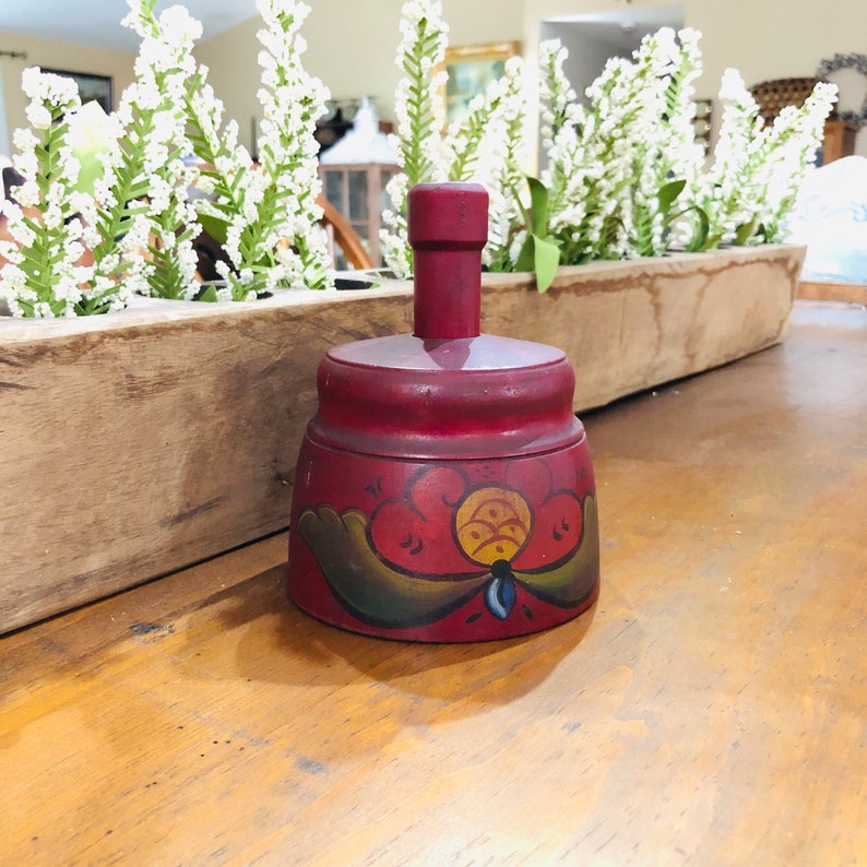 Primitive Wood Butter Press Butter Stamp Vintage Kitchen | Etsy