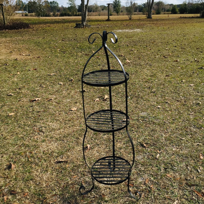 Vintage Plate/pie Rack Plate Holder Metal Rack Bakery - Etsy