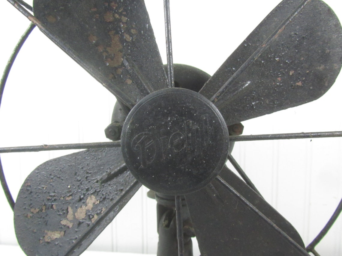 Vintage Metal Fan, Black Fan, Metal Fan, Diehi Fan, Appliances, Urban ...