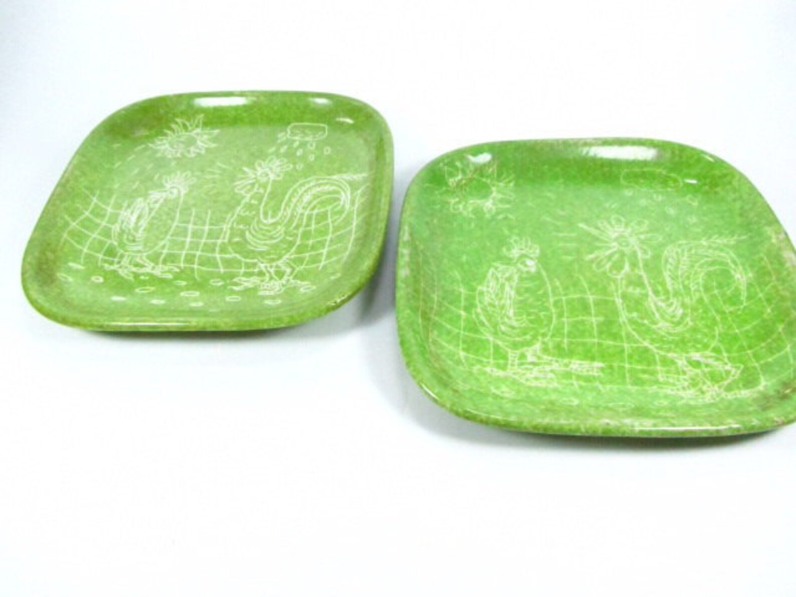 Vintage Plate, Green, Ceramic Plate, Italian Pottery, Decorative Plate ...