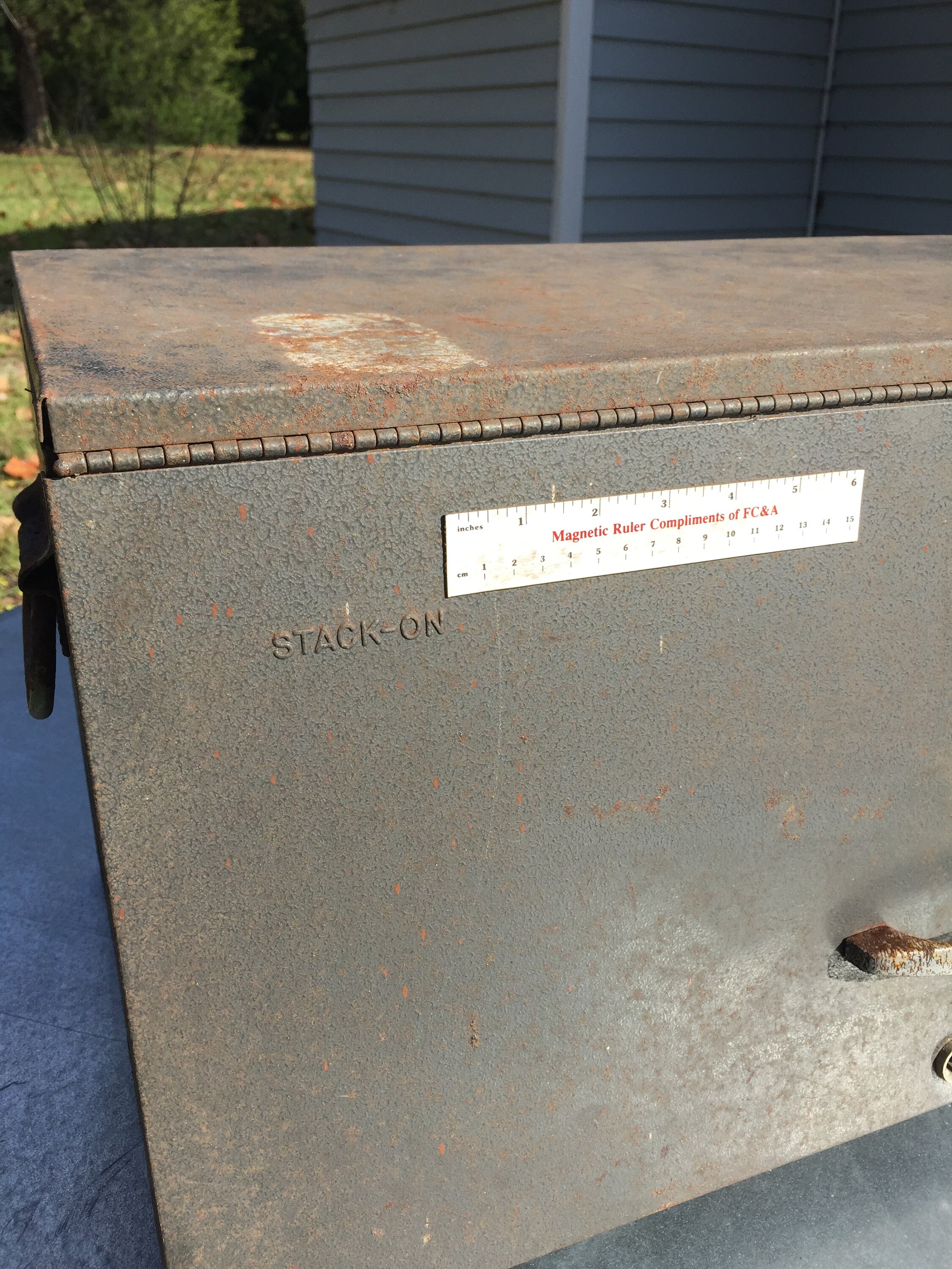 Vintage Machinist Chest, Stack on Machinists Chest, Metal Tool Box ...
