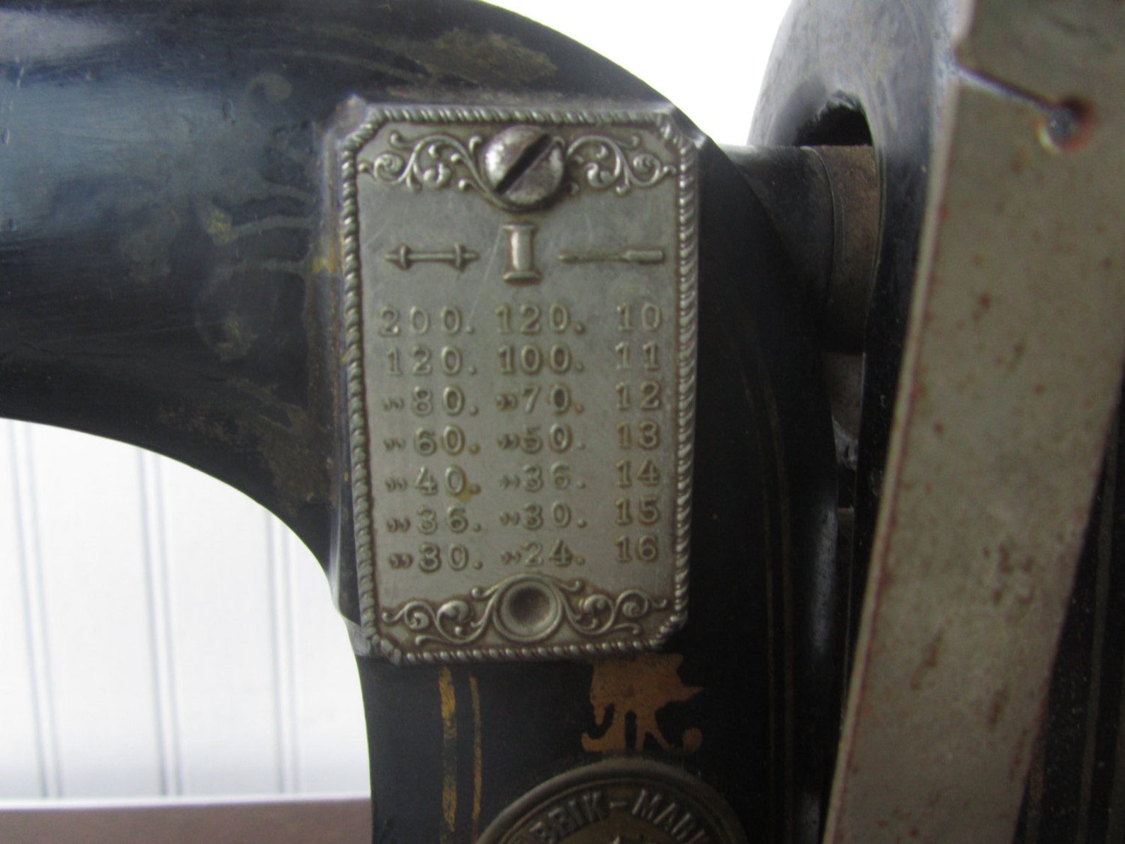 Vintage Sewing Machine Crank Sewing Machineblack Victorian - Etsy