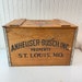 Budweiser Crate, Beer Crate, Wood Crate, Wood Box, Vintage Crate, Bar ...