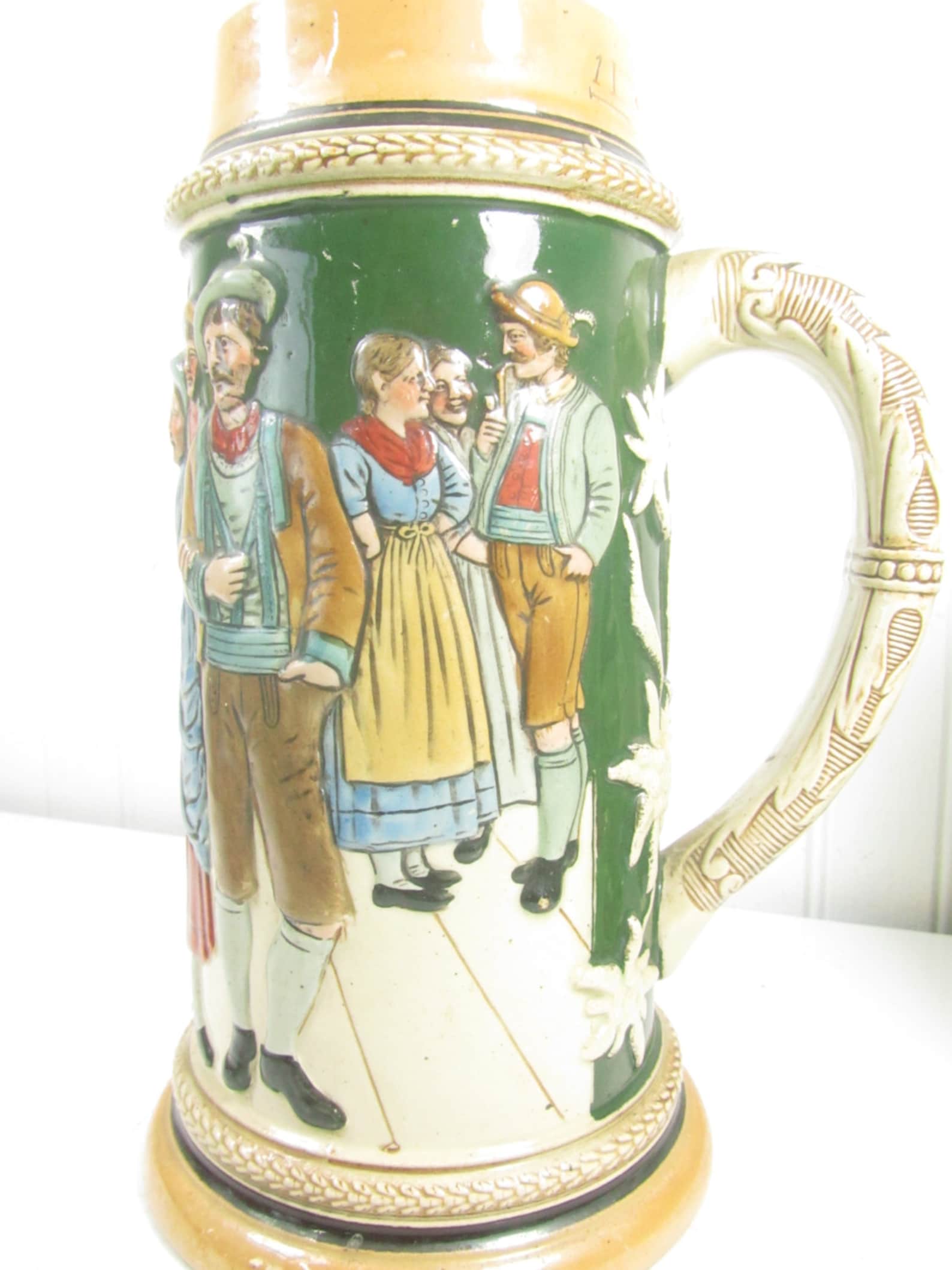 German Beer Stein Large Beer Stein Collection German - Etsy