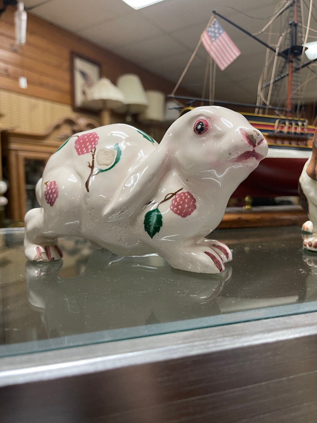 Bunny Rabbit Bank, Ceramic Rabbit Sculpture, Fornari Made in Italy ...