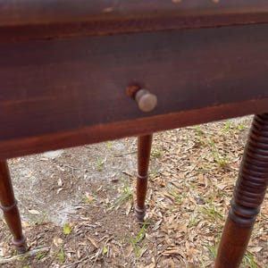 Antique Kentucky Sheraton Side Table, End Table, Antique Nightstand ...