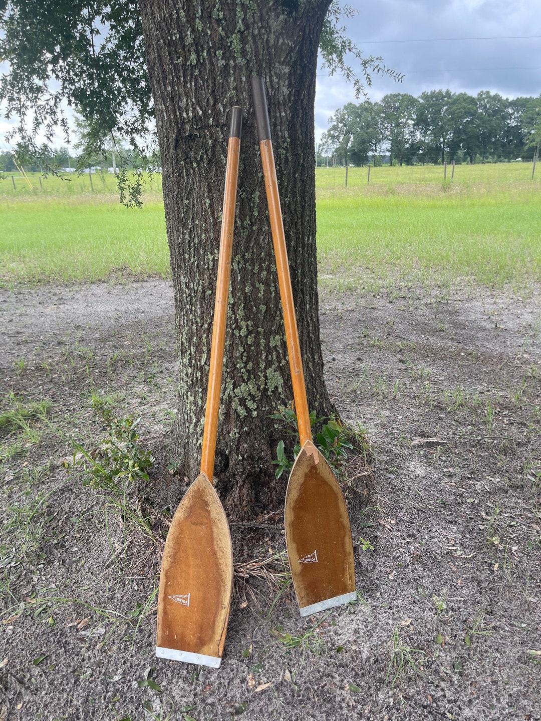 Vintage Kayak Oar, Double Oar, FOLBOT Charleston, Boat Paddle, Wood Oar ...