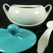 Soup Tureen Turquoise Soup Tureen Bowl Serving Bowl Ladle - Etsy