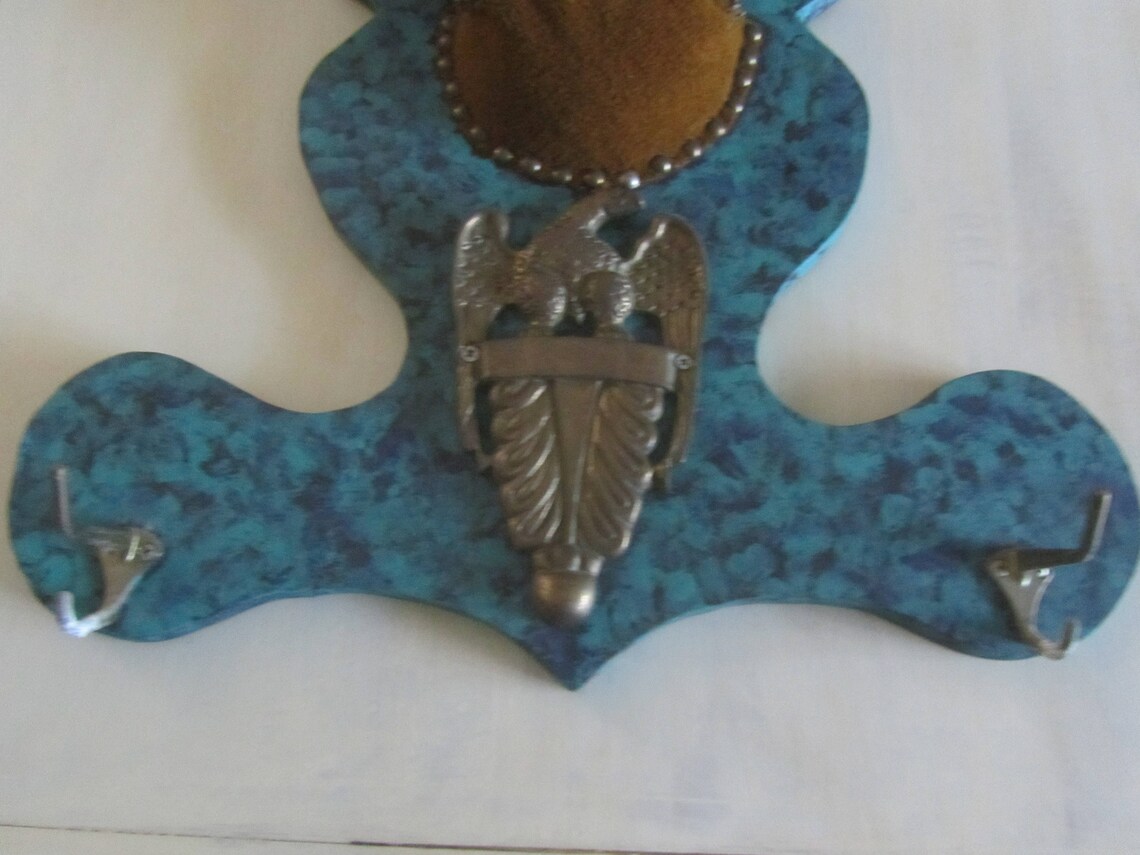 Vintage Antler Mount and Hat Rack Nine Point Deer Antler - Etsy