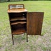 Antique Sheet Music Cabinet, Record Cabinet, Side Table, Storage ...