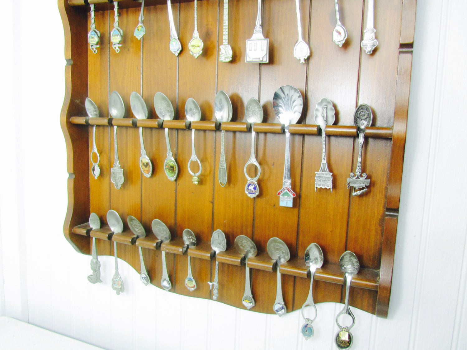 Spoon Rack Display Shelf Shadow Box Vintage Spoon - Etsy