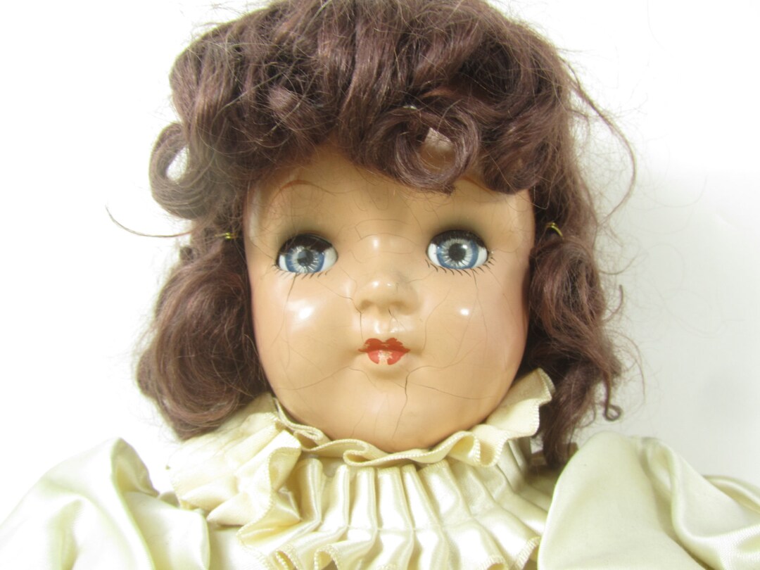 Composition Doll, Vintage Toy, 1930s Doll, Vintage Doll,handmade Dress ...