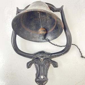 Vintage Cow Bell, Cow Dinner Bell, Farmhouse Decor, - Etsy