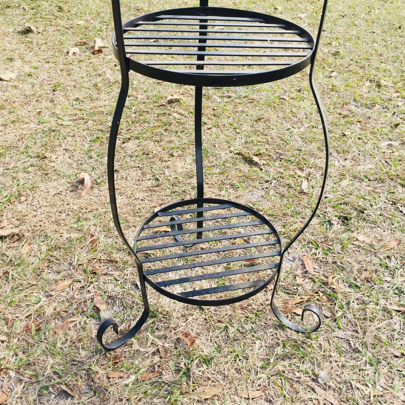 Vintage plate/pie rack plate holder metal rack bakery | Etsy