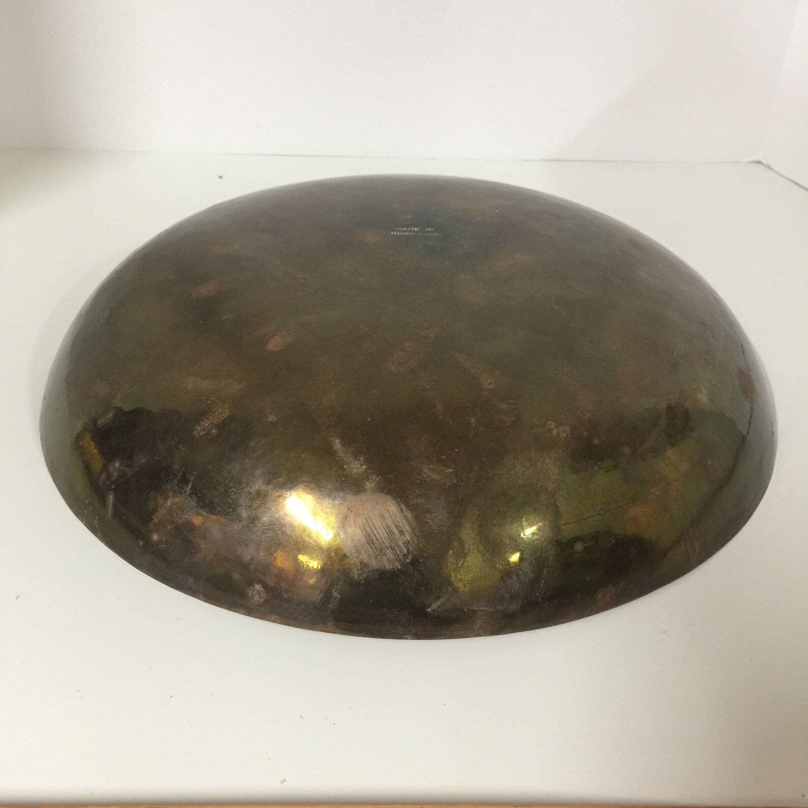 Vintage Brass Copper Plate Vintage Copper Made in Hong Kong | Etsy