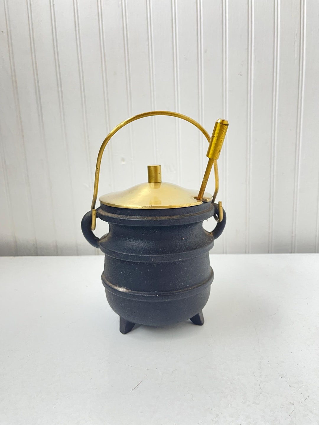 Fire Starter, Pumice Stone, Fire Lighter, Smudge Pot, Brass Lid ...