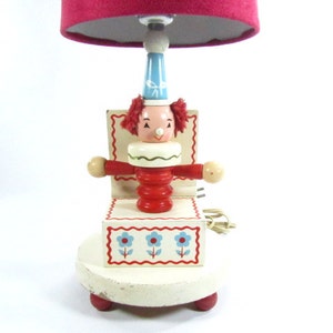 JACK IN THE Box Lamp, Nursery Decor, Childs Lamp, Nursery Rhyme ...