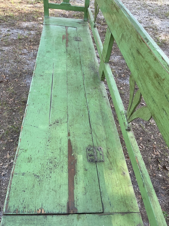 Antique Wood Bench European Storage Bench Entryway Furniture Solid Wood Bench Farmhouse Decor Primitive Waiting Bench Storage Bench Etsy